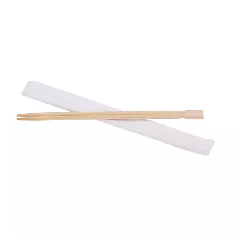 Disposable Bamboo Chopsticks Wrapped 24cm – 2000 pcs – packsouq
