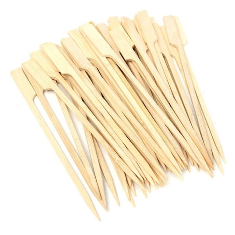 Disposable Wooden Flag Skewer 9cm – 2000 pcs – packsouq