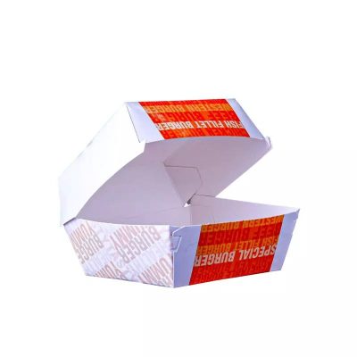 Paper Printed Burger Box – 500 pcs – packsouq