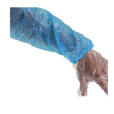 Plastic Hand Sleeve Blue – 100 pcs x 20 packets – packsouq