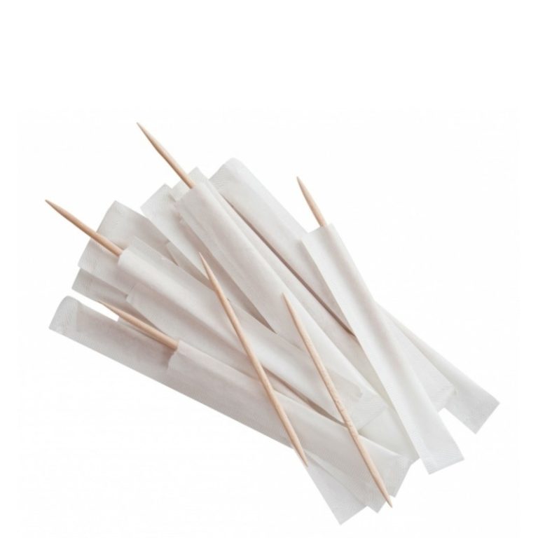 Wrapped Tooth Picks - 1000 pcs x 12 Packets - packsouq