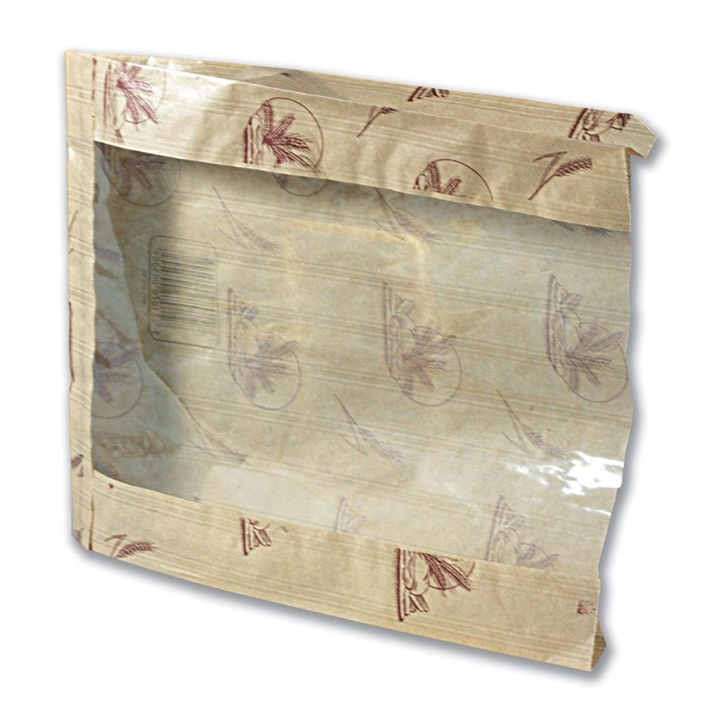 Paper Bread Bag With Window 30x23 + 4.2 cm 1000 Pieces - packsouq