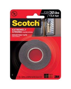 3M Scotch-Mount Extreme Double-Sided Mounting Tape 414H, 1 In X 60 In(2 ...
