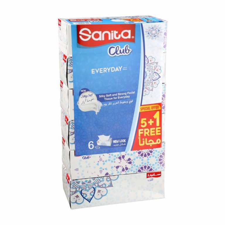 Sanita Club - Facial Tissue 150 Sheets - packsouq